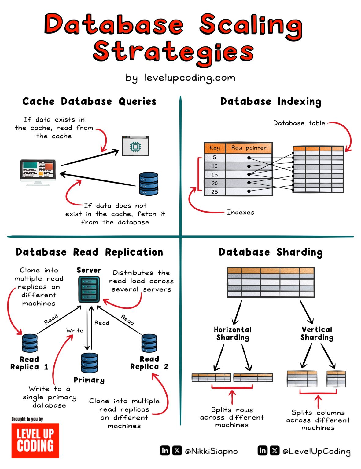 Database scaling strategies explained! | Sahan Wickramage Database scaling strategies explained! | Sahan Wickramage