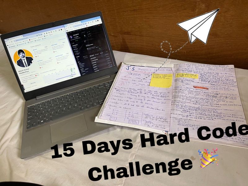 Nitesh Maddeshiya on LinkedIn: 🚀 Embarking on a 15 Days Hard Code ... Nitesh Maddeshiya on LinkedIn: 🚀 Embarking on a 15 Days Hard Code ...