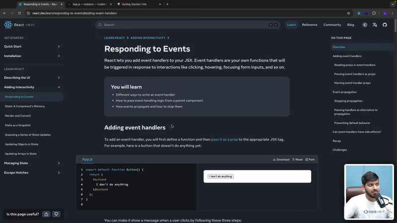 Akshay Patil on LinkedIn: #reactjs #webdevelopment #eventhandling # ... Akshay Patil on LinkedIn: #reactjs #webdevelopment #eventhandling # ...