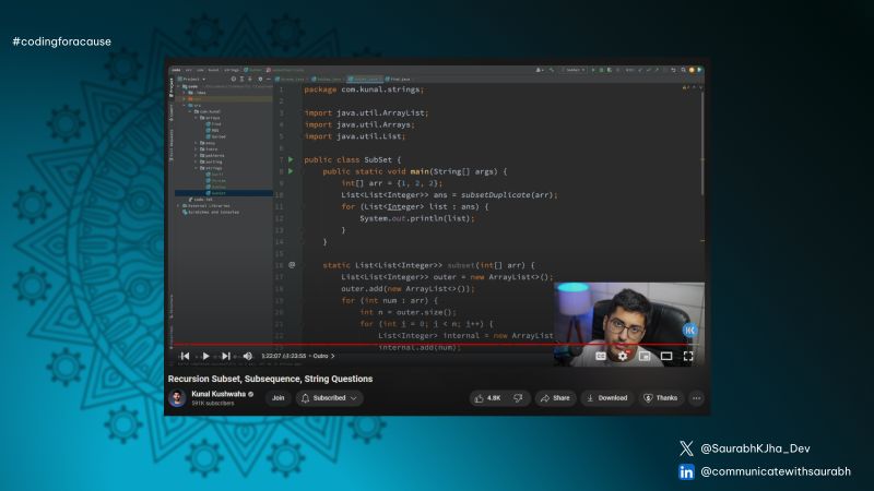 Saurabh Kumar Jha on LinkedIn: #day19 #100daysofdsa #codingforacause # ... Saurabh Kumar Jha on LinkedIn: #day19 #100daysofdsa #codingforacause # ...