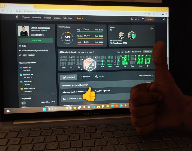 Lokesh kumar raiger on LinkedIn: #leetcode #codehelp #codingchallenge # ... Lokesh kumar raiger on LinkedIn: #leetcode #codehelp #codingchallenge # ...