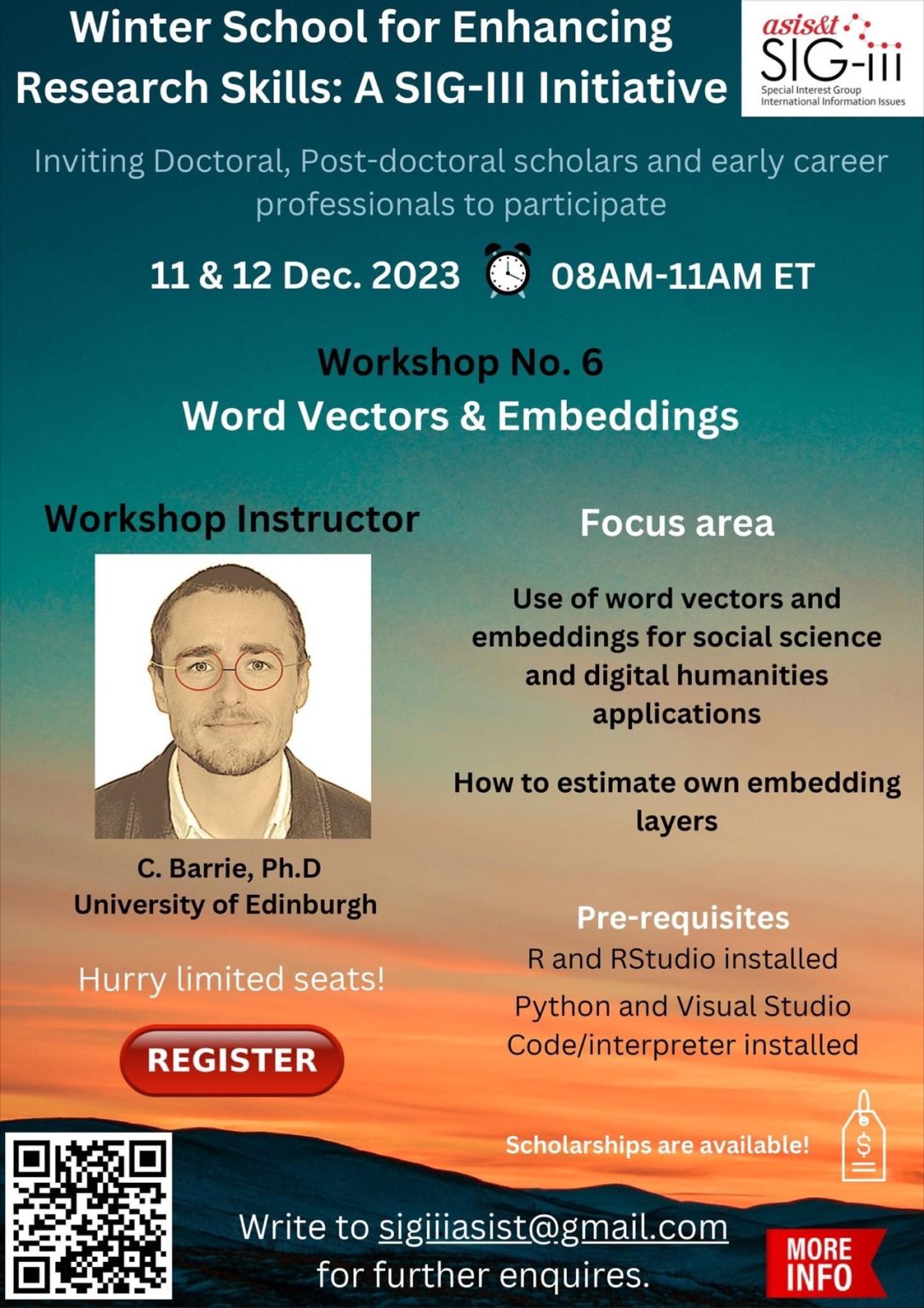 Workshop on word vectors and embeddings for social sciences | Manika ... Workshop on word vectors and embeddings for social sciences | Manika ...