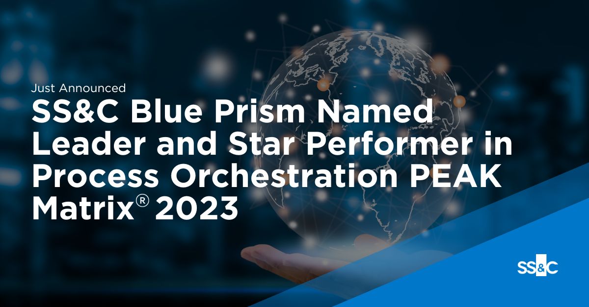 SS&C Technologies on LinkedIn: Everest Group Names SS&C Blue Prism as a ... SS&C Technologies on LinkedIn: Everest Group Names SS&C Blue Prism as a ...