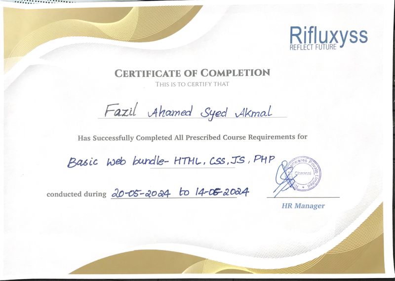 Fazil Ahamed on LinkedIn: #webdevelopment #html #css #javascript #php # ... Fazil Ahamed on LinkedIn: #webdevelopment #html #css #javascript #php # ...