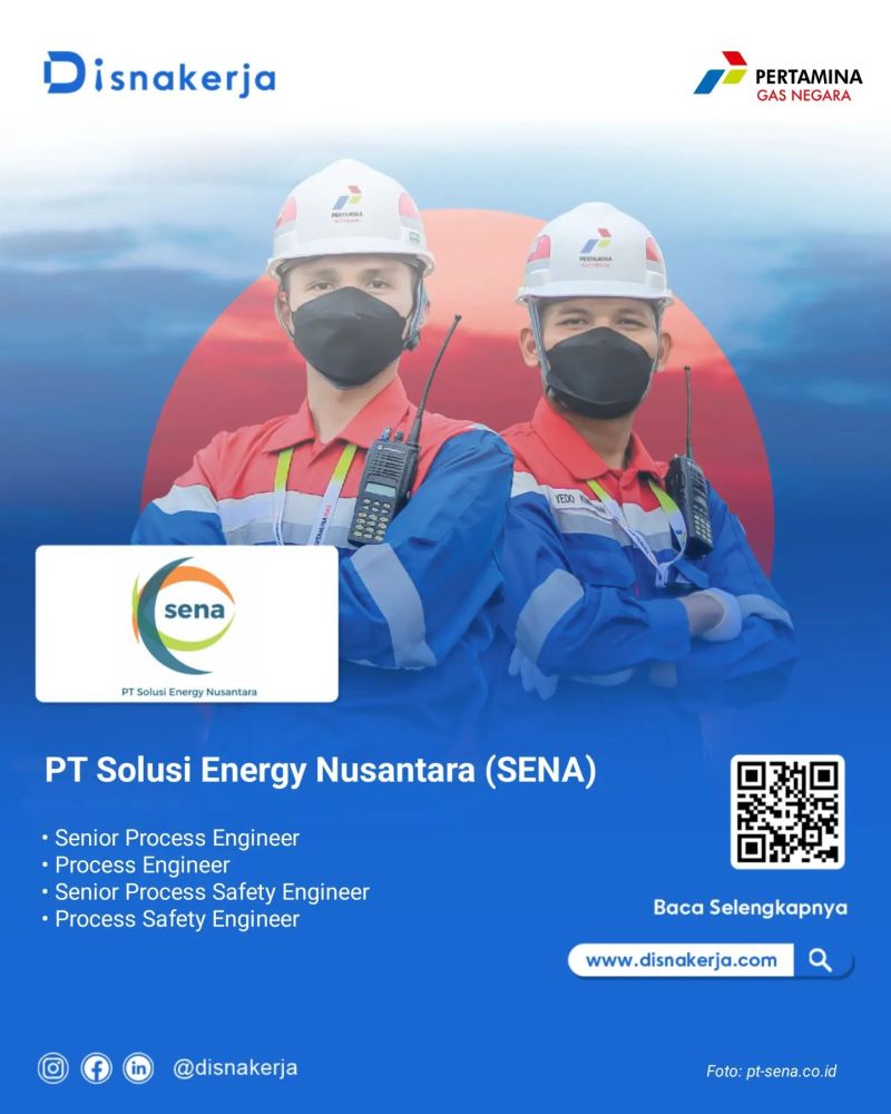 DISNAKERJA on LinkedIn: Lowongan Kerja PT Solusi Energy Nusantara (SENA ... DISNAKERJA on LinkedIn: Lowongan Kerja PT Solusi Energy Nusantara (SENA ...