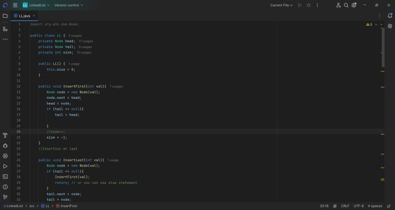 Sri Harsh on LinkedIn: #dsa #linkedlist #datastructures #algorithms # ... Sri Harsh on LinkedIn: #dsa #linkedlist #datastructures #algorithms # ...