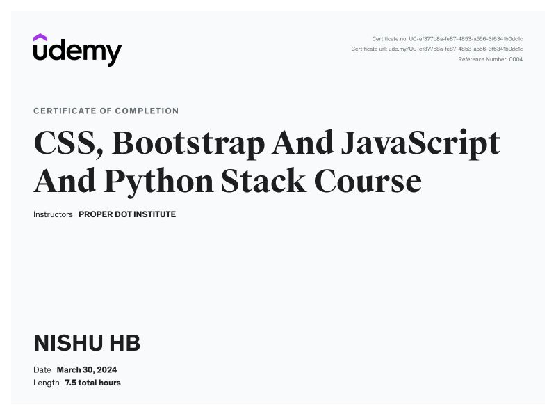 Nishu HB on LinkedIn: #webdevelopment #bootstrap #javascript #python #css Nishu HB on LinkedIn: #webdevelopment #bootstrap #javascript #python #css