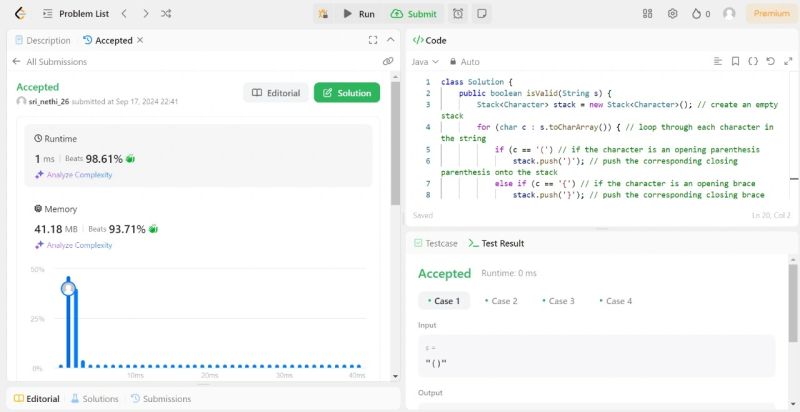 Srinnethi Sri on LinkedIn: #leetcode #java #codingjourney #problemsolving Srinnethi Sri on LinkedIn: #leetcode #java #codingjourney #problemsolving