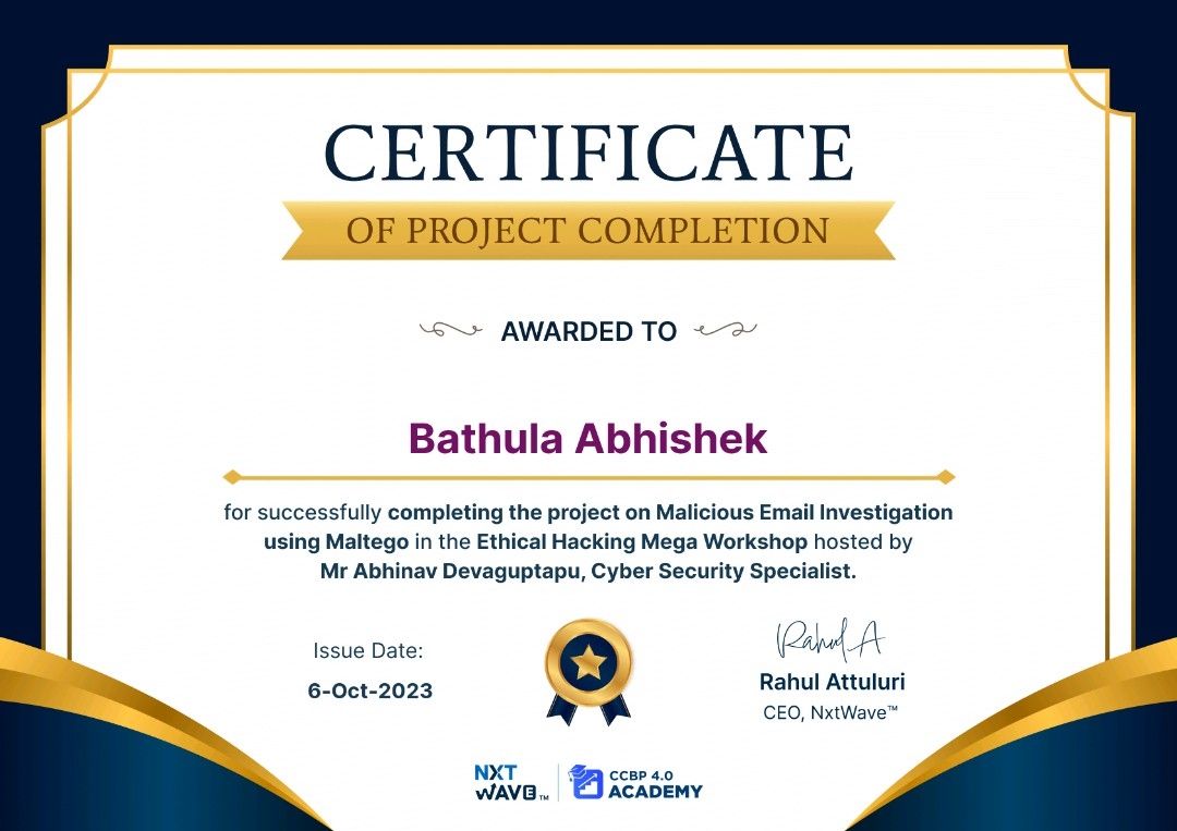 Abhi bathula on LinkedIn: #nxtwaveccbp #rahulattuluri #cybersecurity # ... Abhi bathula on LinkedIn: #nxtwaveccbp #rahulattuluri #cybersecurity # ...