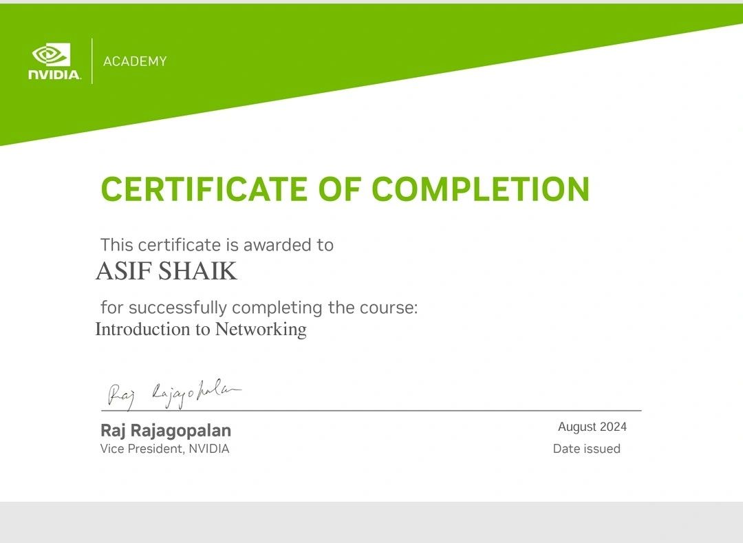 Shaik Asif on LinkedIn: Successfully Completed Introduction to ... Shaik Asif on LinkedIn: Successfully Completed Introduction to ...
