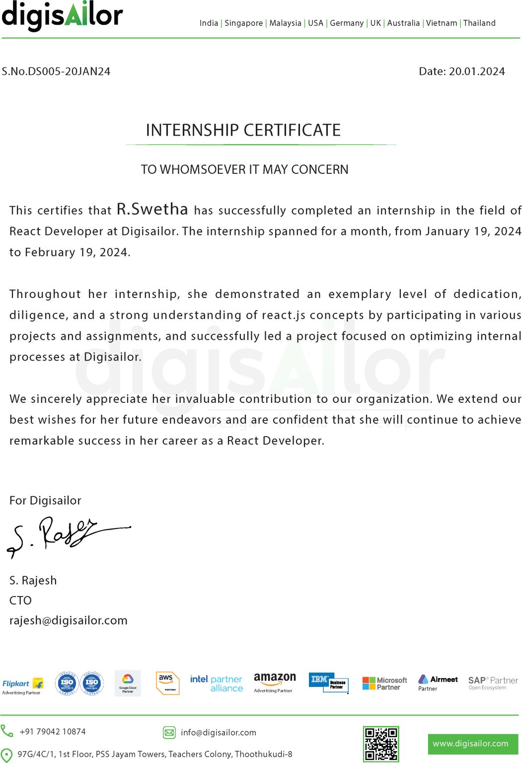 SWETHA R SWETHA R on LinkedIn: SWETHA R SWETHA R on LinkedIn: