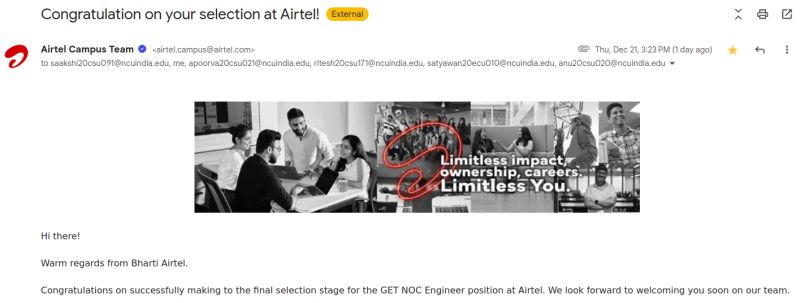 Vasu Singh on LinkedIn: #newbeginnings #airtel #excitementunleashed # ... Vasu Singh on LinkedIn: #newbeginnings #airtel #excitementunleashed # ...