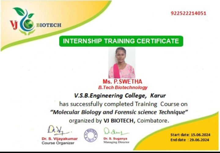 Swetha Pandi on LinkedIn: #internship #vj Swetha Pandi on LinkedIn: #internship #vj