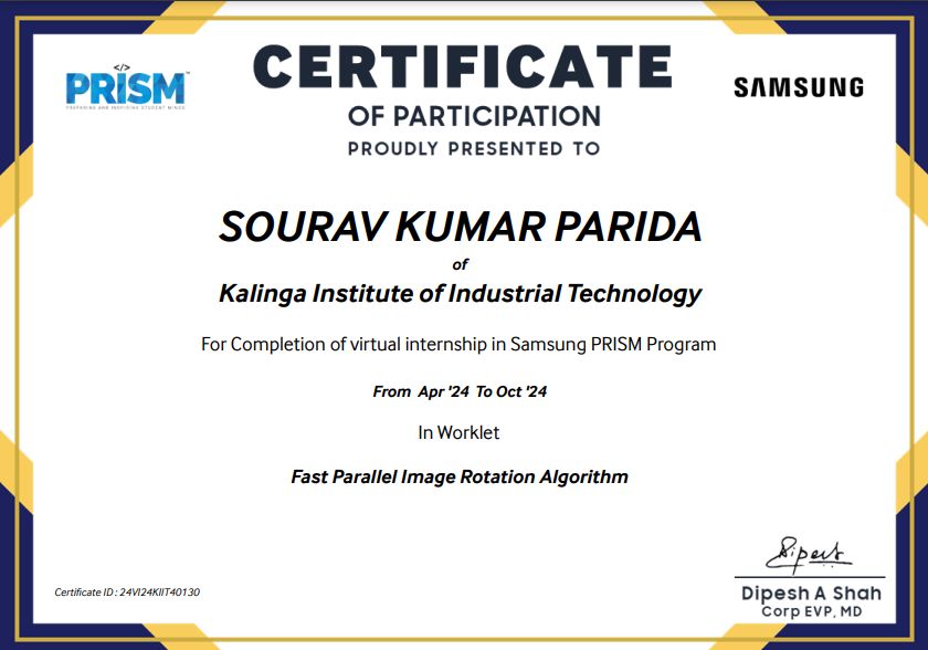 Sourav Kumar Parida on LinkedIn: #samsungprism #innovation #teamwork ... Sourav Kumar Parida on LinkedIn: #samsungprism #innovation #teamwork ...