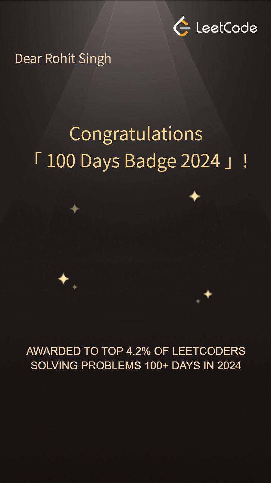 Rohit Kumar on LinkedIn: #100daysofleetcode #codingjourney #problemsolving Rohit Kumar on LinkedIn: #100daysofleetcode #codingjourney #problemsolving