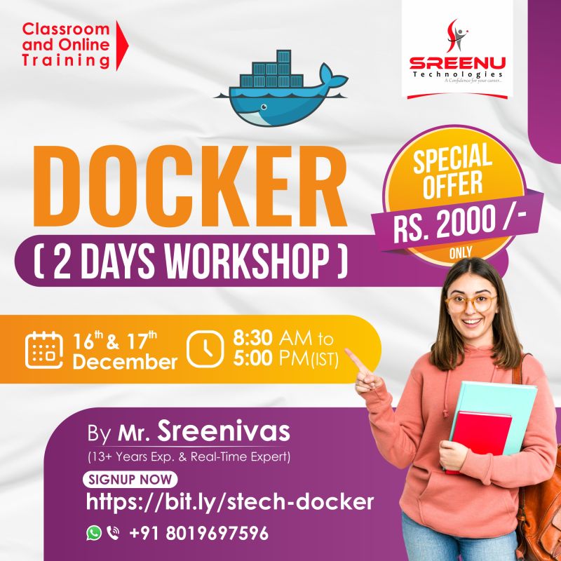 Sreenu Technologies on LinkedIn: #docker #workshop #online #classroom # ... Sreenu Technologies on LinkedIn: #docker #workshop #online #classroom # ...