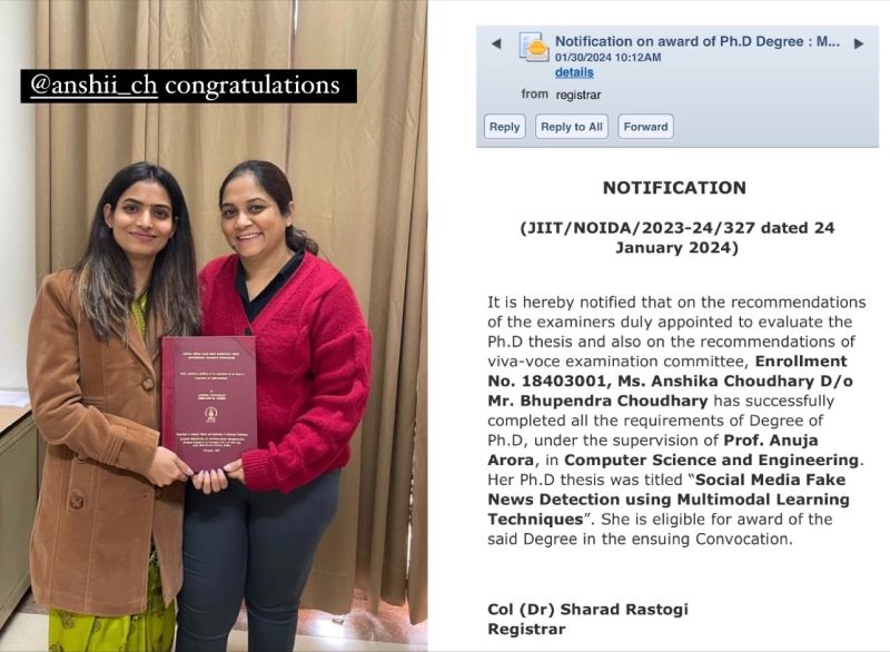 DR. Anuja Arora on LinkedIn: I am delighted to share that Dr. Anshika ... DR. Anuja Arora on LinkedIn: I am delighted to share that Dr. Anshika ...