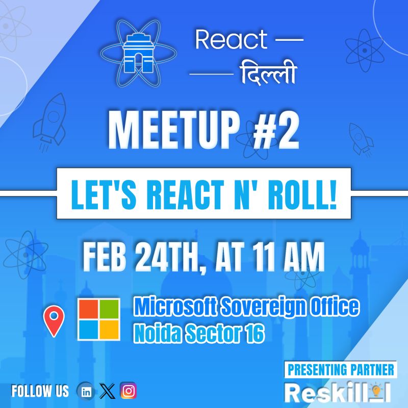 React Delhi on LinkedIn: #reactdelhi #meetup #reactdelhiftw #reactjs React Delhi on LinkedIn: #reactdelhi #meetup #reactdelhiftw #reactjs