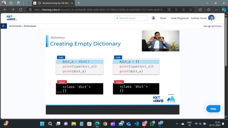 Sudheer kumar gandikota on LinkedIn: #day85 #100daysofcode #nxtwave # ... Sudheer kumar gandikota on LinkedIn: #day85 #100daysofcode #nxtwave # ...
