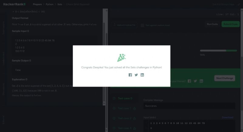 #hackerrank #pythonprogramming #problemsolving #codingjourney… | DEEPIKA S #hackerrank #pythonprogramming #problemsolving #codingjourney… | DEEPIKA S