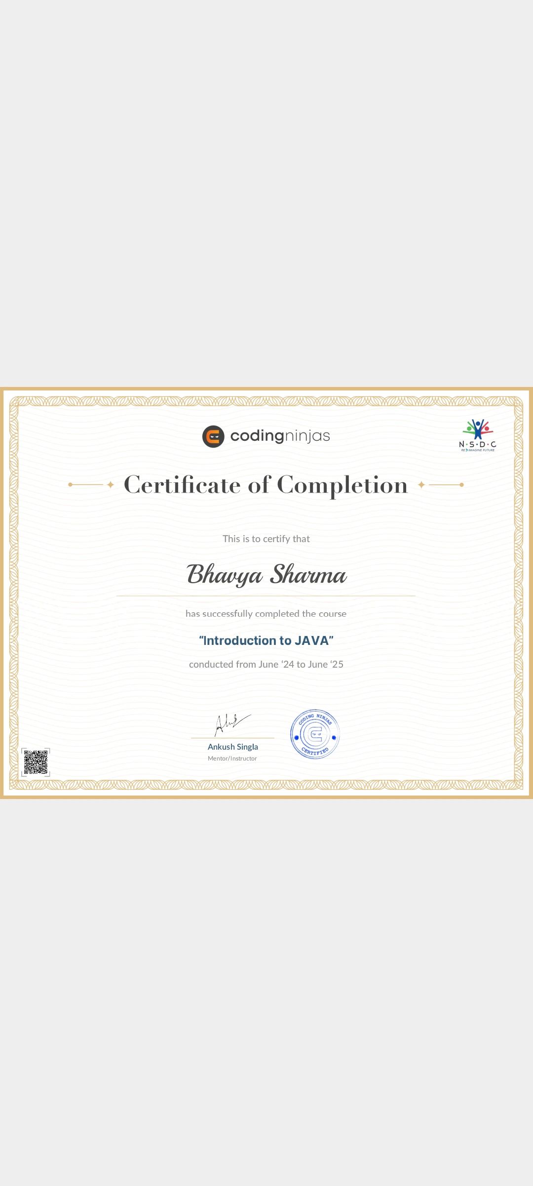 Bhavya Sharma on LinkedIn: #java #codingninjas #learningjourney # ... Bhavya Sharma on LinkedIn: #java #codingninjas #learningjourney # ...
