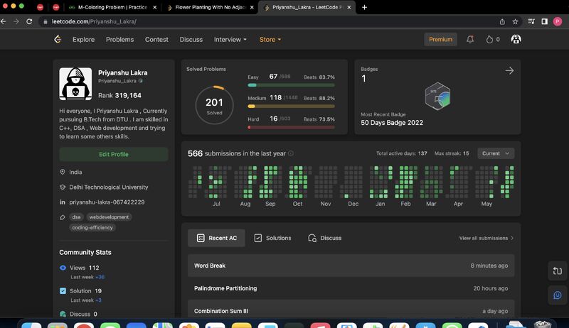 #leetcode #coding #challenge | Priyanshu Lakra #leetcode #coding #challenge | Priyanshu Lakra