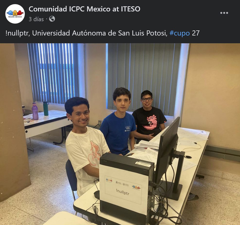 Juan Andrés García Manrique on LinkedIn: #icpc #teamwork #programming # ... Juan Andrés García Manrique on LinkedIn: #icpc #teamwork #programming # ...