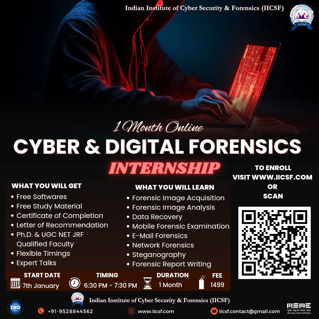 IICSF (Indian Institute of Cyber Security & Forensics) on LinkedIn: # ... IICSF (Indian Institute of Cyber Security & Forensics) on LinkedIn: # ...