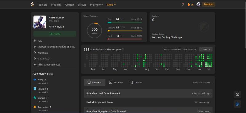 Nikhil Kumar on LinkedIn: #leetcode #problemsolving #codingjourney # ... Nikhil Kumar on LinkedIn: #leetcode #problemsolving #codingjourney # ...