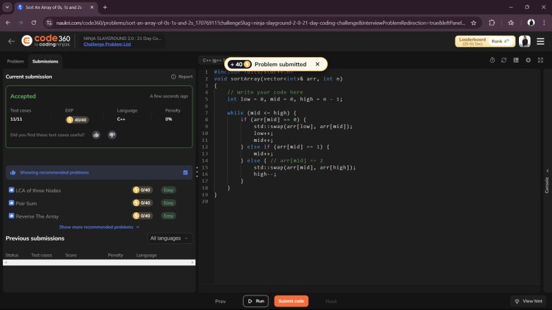 Vaibhav Srivastava on LinkedIn: #day14 #codingchallenge #cplusplus # ... Vaibhav Srivastava on LinkedIn: #day14 #codingchallenge #cplusplus # ...