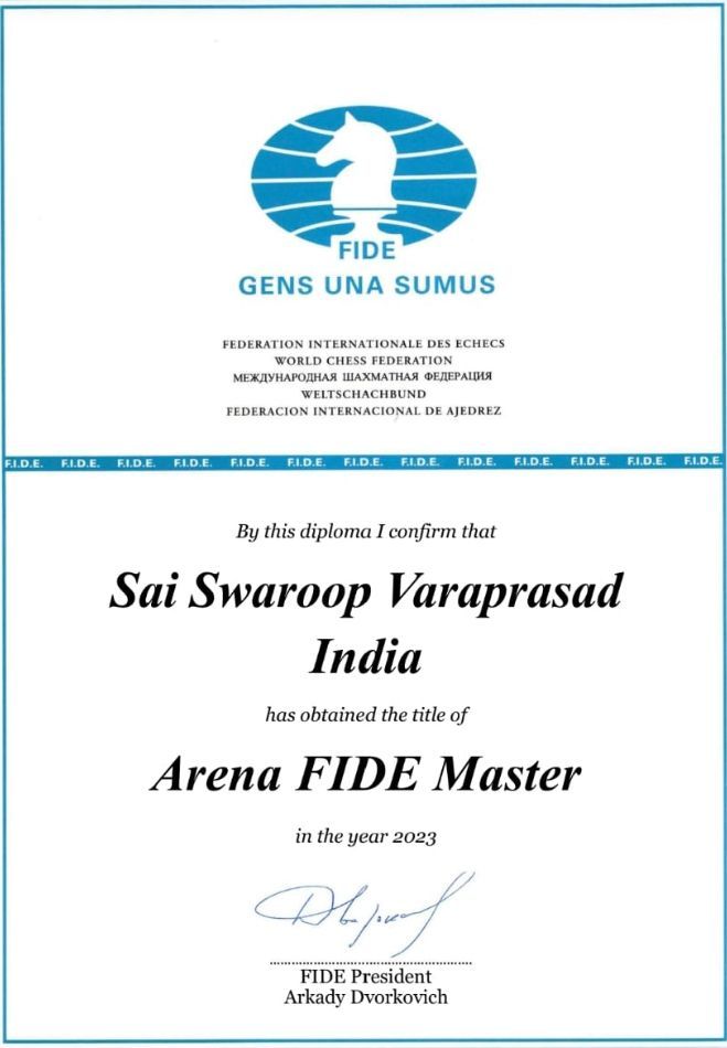 Sai Swaroop V on LinkedIn: Happy to Share that Sai Swaroop has achieved ... Sai Swaroop V on LinkedIn: Happy to Share that Sai Swaroop has achieved ...