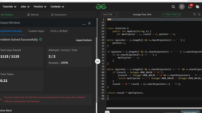 Saralesh V D on LinkedIn: #gfg160 #geekstreak2024 #geeksforgeeks # ... Saralesh V D on LinkedIn: #gfg160 #geekstreak2024 #geeksforgeeks # ...