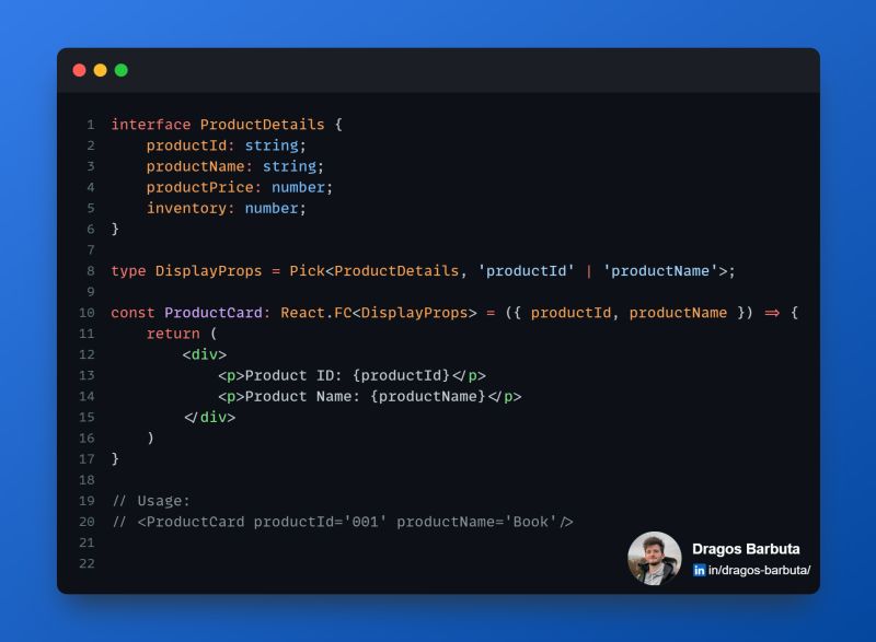 Dragos Barbuta on LinkedIn: #react #typescript #javascript #webdevelopment Dragos Barbuta on LinkedIn: #react #typescript #javascript #webdevelopment