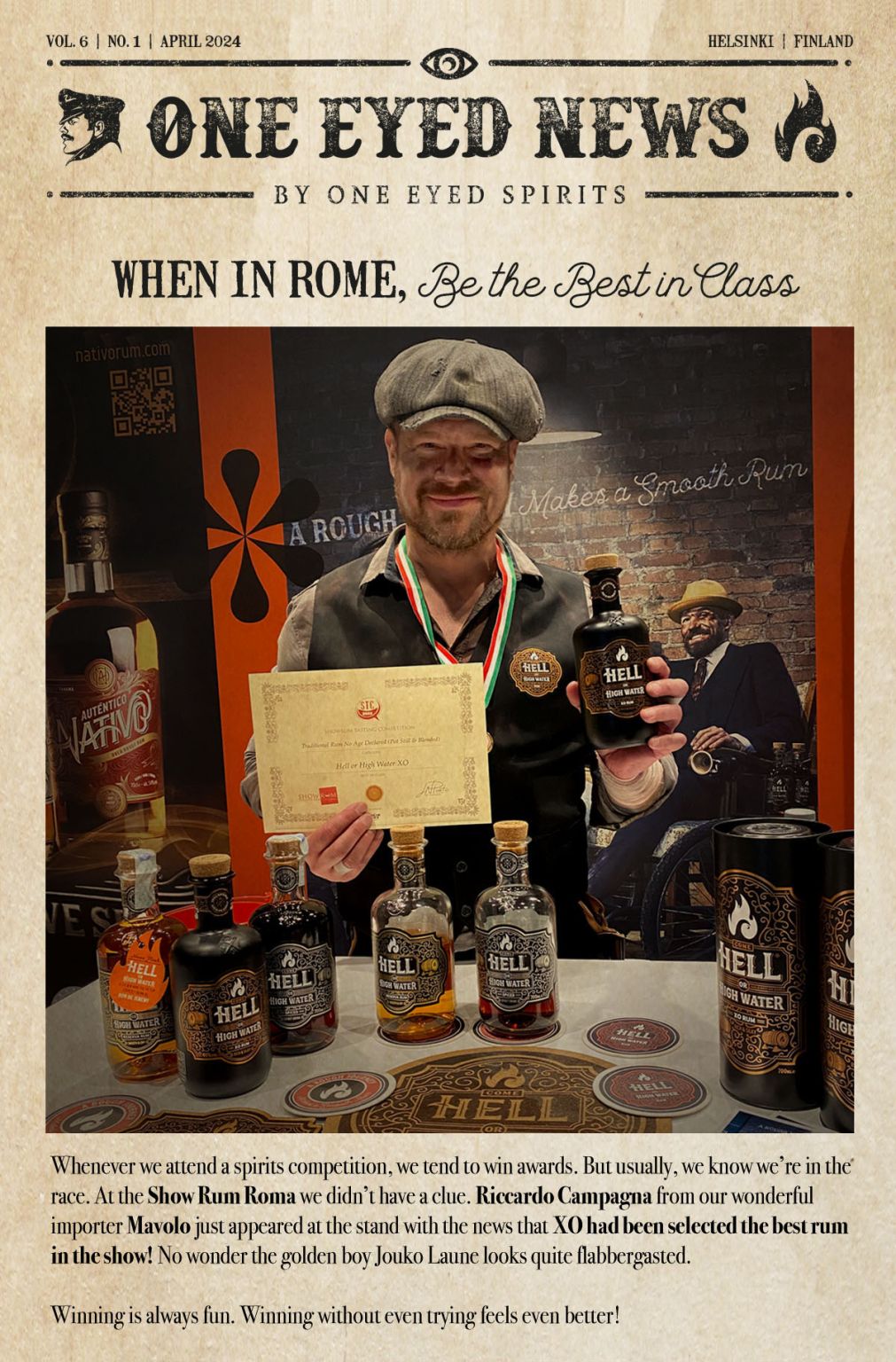 One Eyed News is out! | One Eyed Spirits One Eyed News is out! | One Eyed Spirits