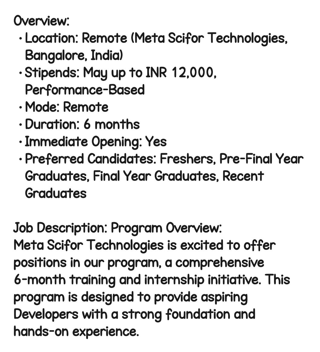 Jyoti Bhasin on LinkedIn: #hiring #intern #ai Jyoti Bhasin on LinkedIn: #hiring #intern #ai