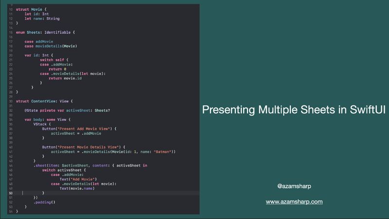 Mohammad Azam on LinkedIn: #swiftui Mohammad Azam on LinkedIn: #swiftui