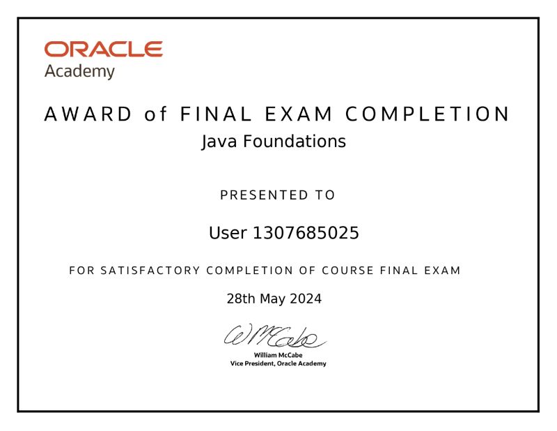 #java #oracleacademy #certification | Durga S #java #oracleacademy #certification | Durga S