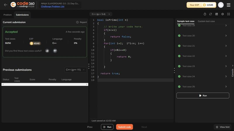 Astha Gupta on LinkedIn: #codingninjas #slayground #ninjaslayground Astha Gupta on LinkedIn: #codingninjas #slayground #ninjaslayground