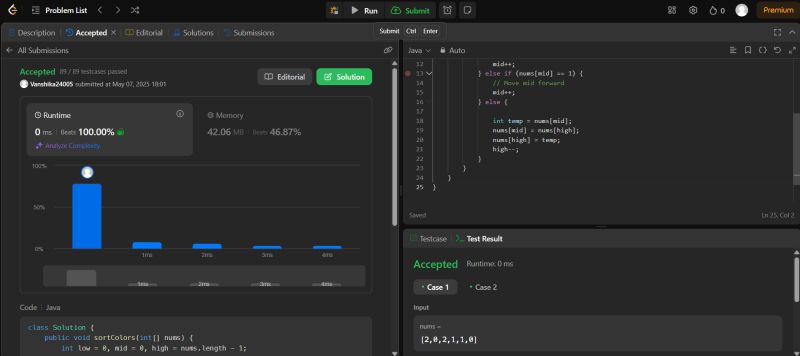 #leetcode #codingjourney #keepcoding | Vanshika Agrawal #leetcode #codingjourney #keepcoding | Vanshika Agrawal