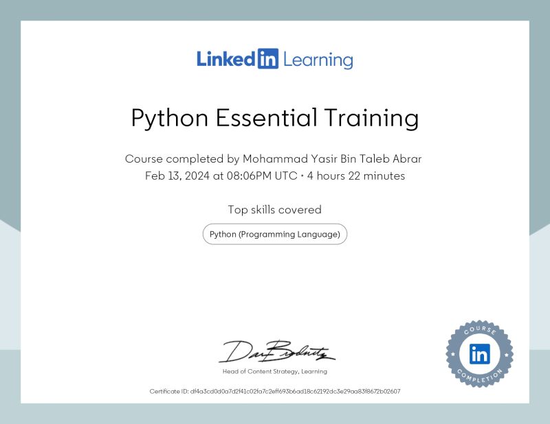 Learn Python with Ryan Mitchell | Mohammad Yasir Bin Taleb Abrar posted ... Learn Python with Ryan Mitchell | Mohammad Yasir Bin Taleb Abrar posted ...