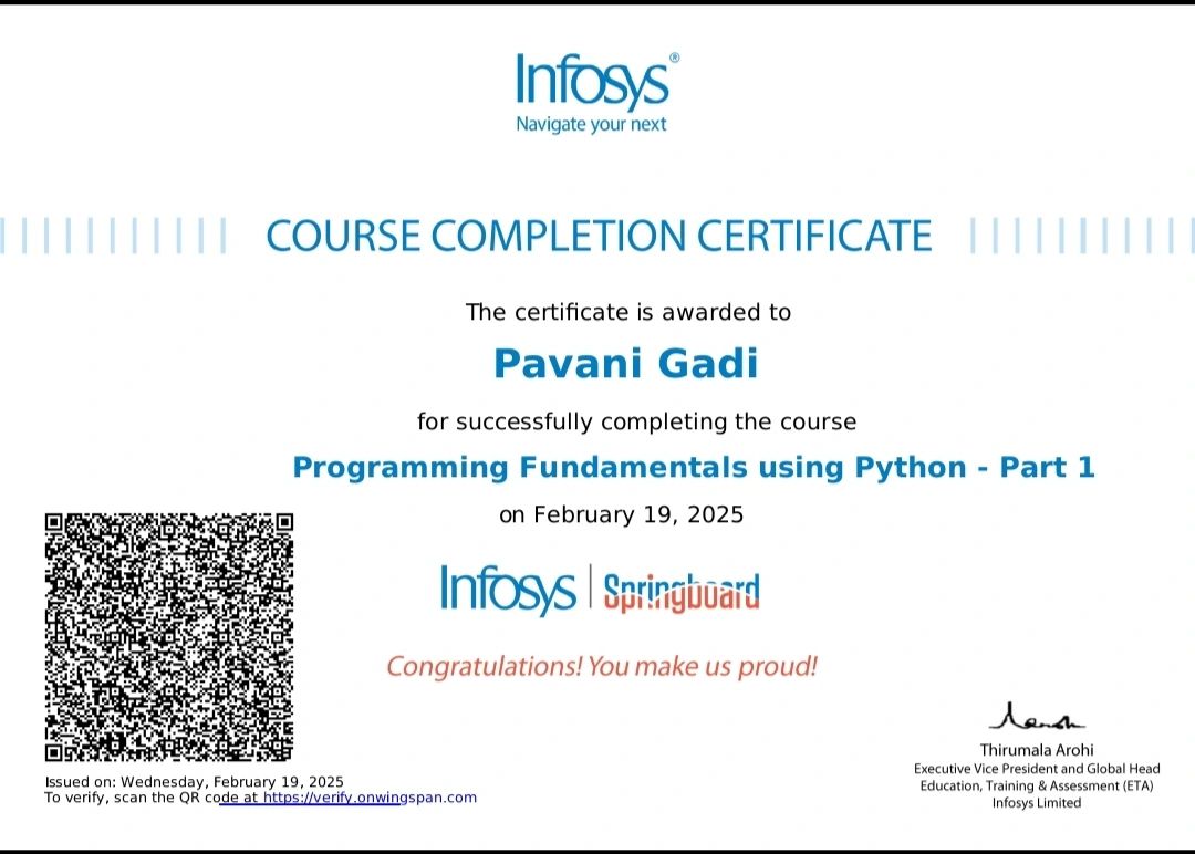 #python #programming #infosysspringboard #learning #certification #tech ... #python #programming #infosysspringboard #learning #certification #tech ...
