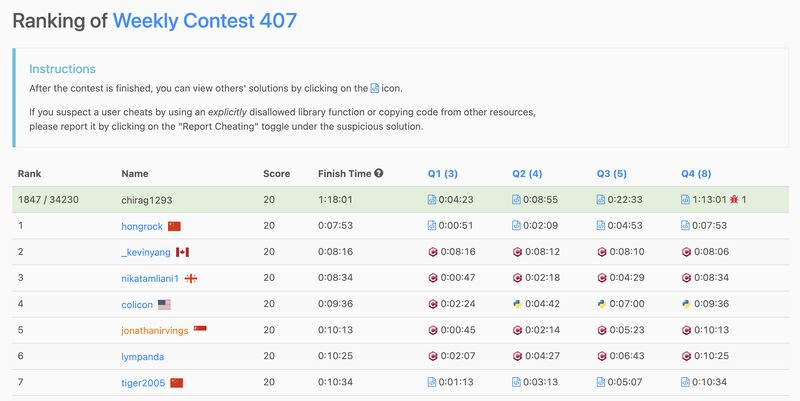 Leetcode weekly contest 407: Counting bits with XOR value | Chirag ... Leetcode weekly contest 407: Counting bits with XOR value | Chirag ...