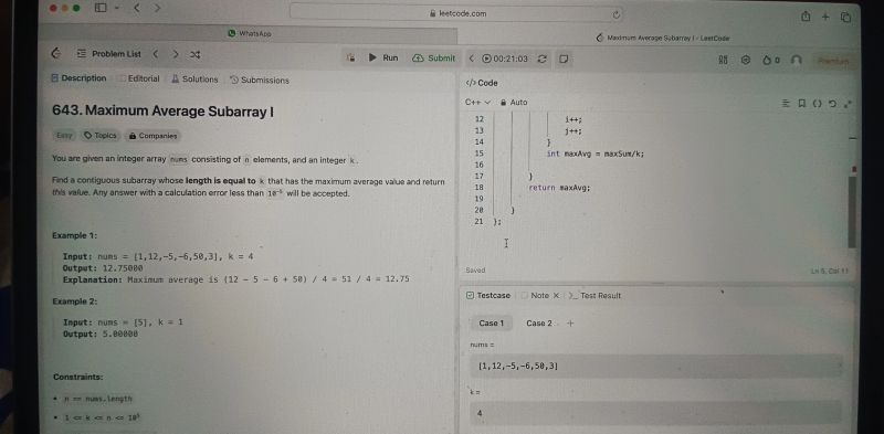 Resolved Maximum Subarray problem on LeetCode | Tarun Shukla posted on ... Resolved Maximum Subarray problem on LeetCode | Tarun Shukla posted on ...