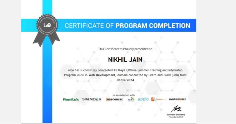 NIKHIL JAIN on LinkedIn: #fullstackdevelopment #javascript #nextjs # ... NIKHIL JAIN on LinkedIn: #fullstackdevelopment #javascript #nextjs # ...