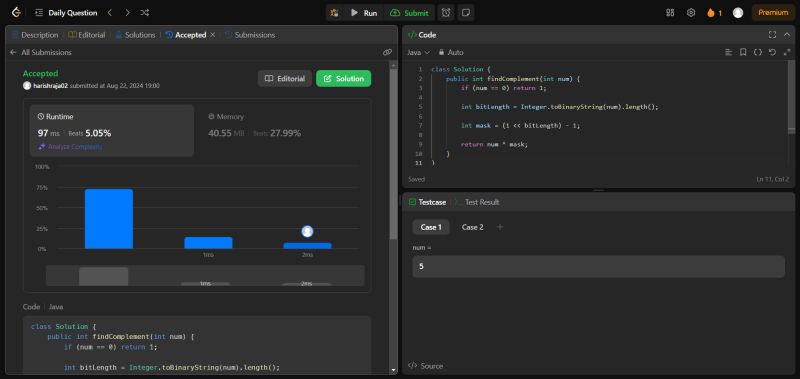 Harish R on LinkedIn: #100daysofleetcode #leetcode #programming #java Harish R on LinkedIn: #100daysofleetcode #leetcode #programming #java