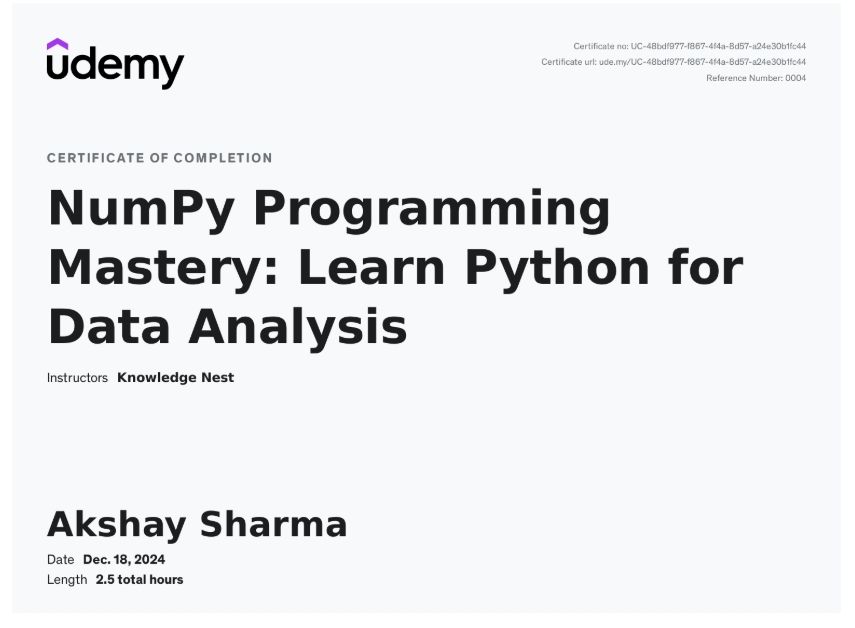 Akshay Sharma on LinkedIn: #datascience #python #numpy #dataanalysis # ... Akshay Sharma on LinkedIn: #datascience #python #numpy #dataanalysis # ...