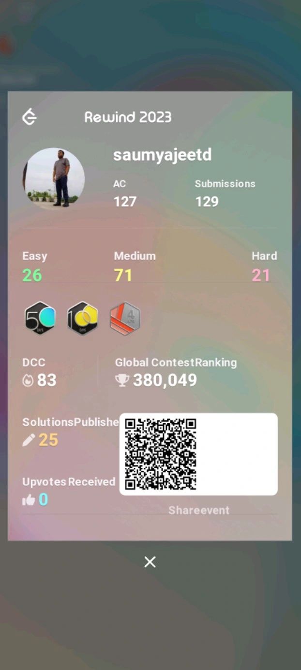 Saumyajeet Das🇮🇳 on LinkedIn: #leetcode #codingjourney #2023review # ... Saumyajeet Das🇮🇳 on LinkedIn: #leetcode #codingjourney #2023review # ...