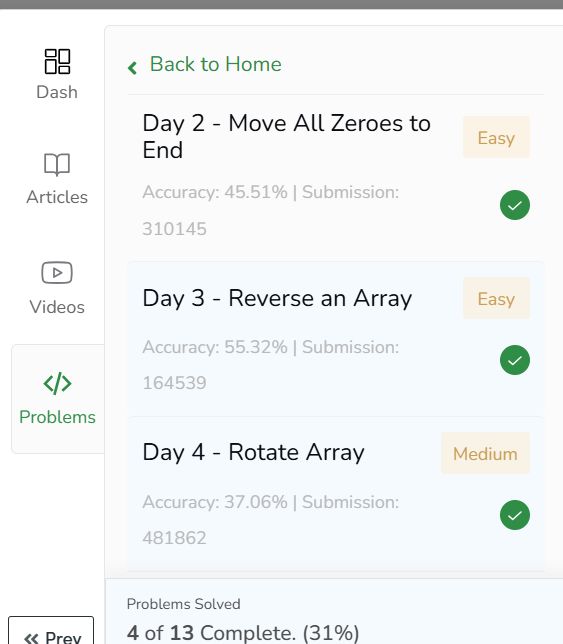 #160daysofcode #codingjourney #geeksforgeeks #100daysofcode… | Saurav ... #160daysofcode #codingjourney #geeksforgeeks #100daysofcode… | Saurav ...