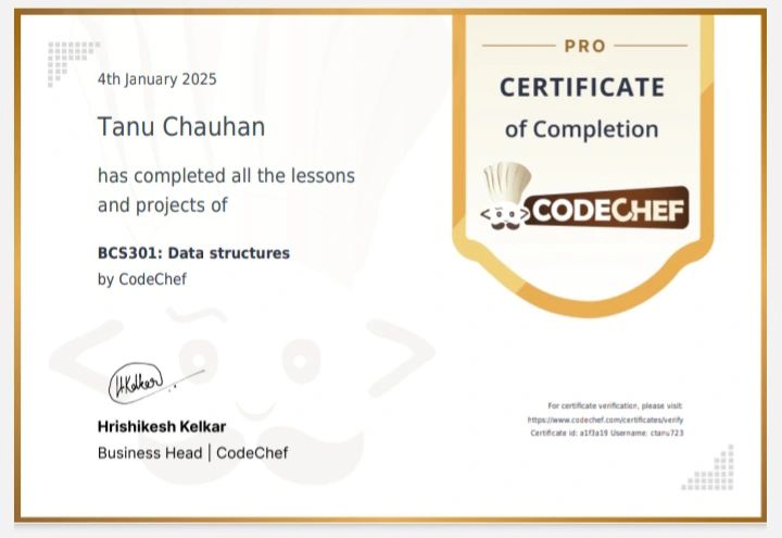 Tanu Chauhan on LinkedIn: #codechef #datastructures #codingjourney # ... Tanu Chauhan on LinkedIn: #codechef #datastructures #codingjourney # ...
