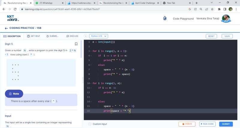 venkata siva tataji kosuri on LinkedIn: #python #ccbp # ... venkata siva tataji kosuri on LinkedIn: #python #ccbp # ...